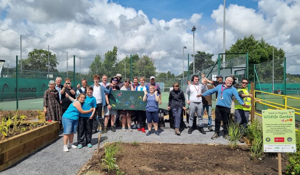 Lifeworks College students’ pride in new Totnes Community Tennis Club Garden | The Devon Daily